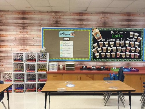 A Rustic Touch in the classroom