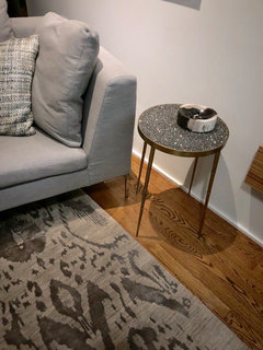 What do you think of an angled rug??