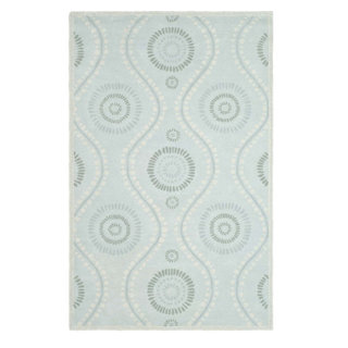 Safavieh Martha Stewart Wool Tufted MSR4532C Rug, 4' Round ...