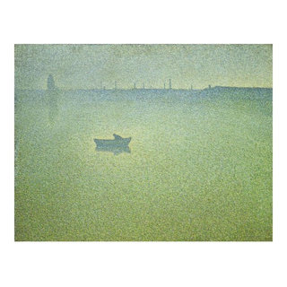 "Seine at Dawn" Digital Paper Print by Charles Angrand, 18"x14", 18"x14 ...