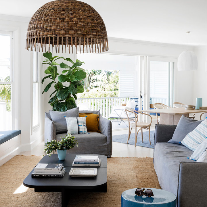 75 Beautiful Beach Style Living Room Ideas & Designs - October 2025 ...