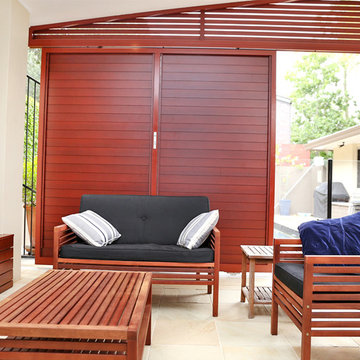 Louvered Privacy Screen - Photos & Ideas | Houzz