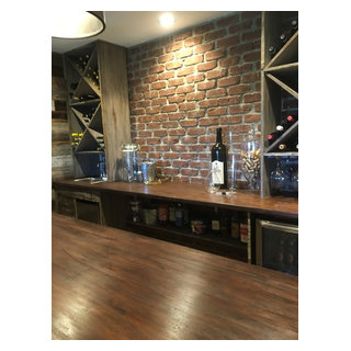 Rustic Basement Man Cave - Rustic - Other - by Kaleidoscope-Studio of ...