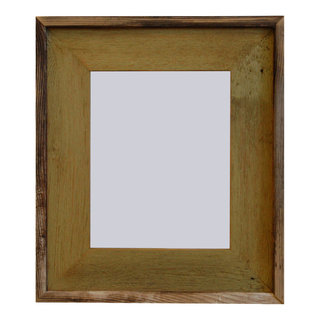 Green Barnwood Picture Frame, Lighthouse Green Rustic Wood Frame, 18 ...