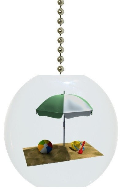 Beach Umbrella Ceiling Fan Pull - Traditional - Ceiling Fan Accessories ...