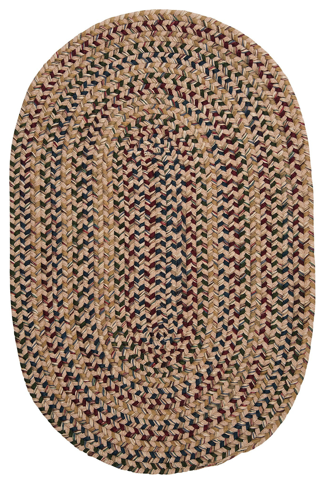 Twilight Variegated/Multi Indoor Rug Rustic Farmhouse Wool TL20, 5'x8 ...