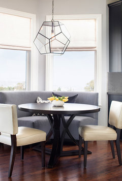 Recessed lighting or chandelier over table in kitchen?