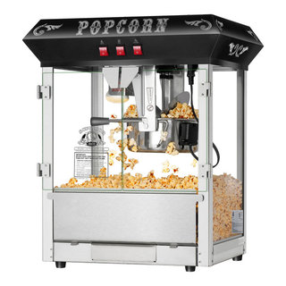 Hot and Fresh Countertop Popcorn Machine 3 Gallon Popper 8oz Kettle ...
