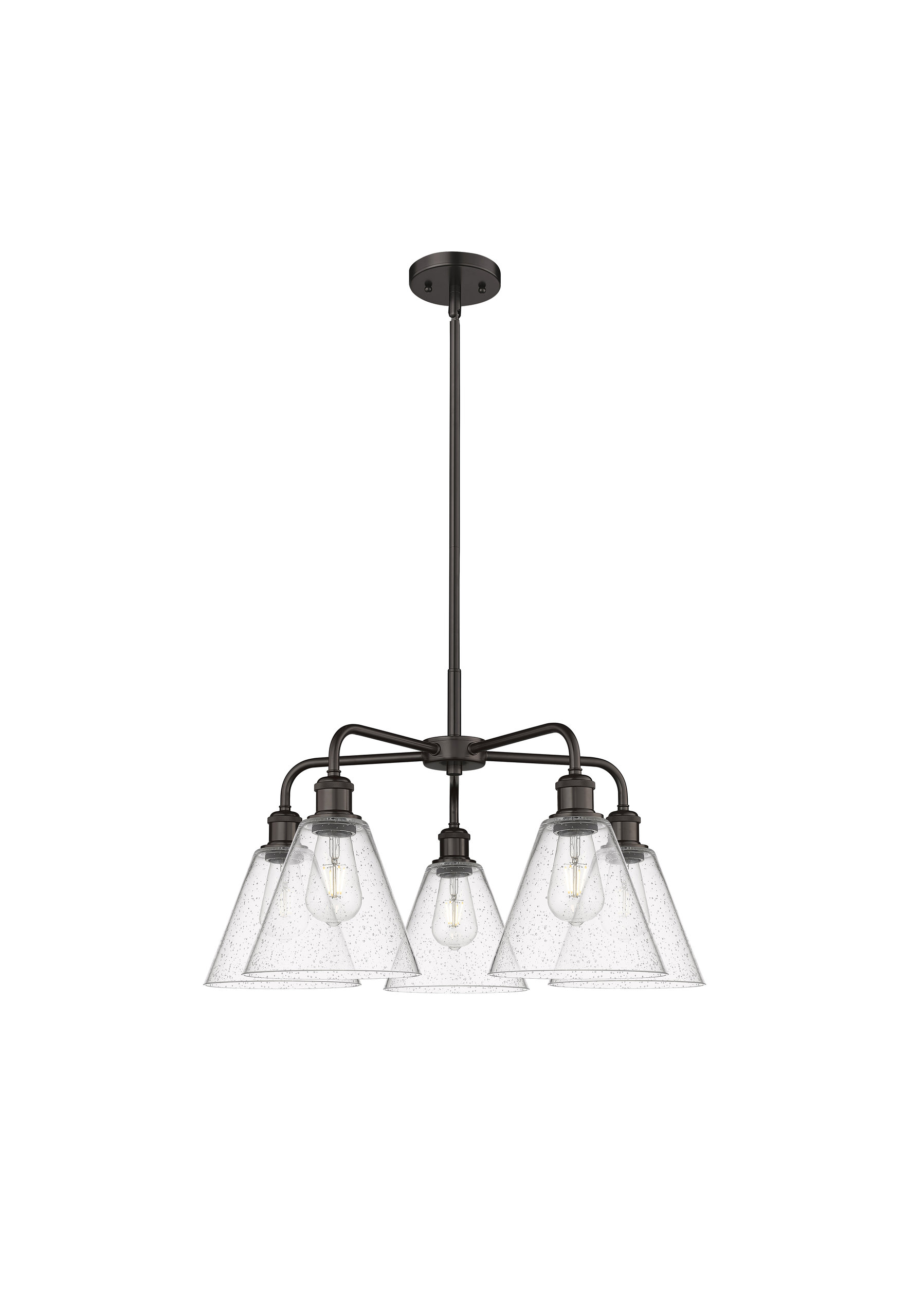Berkshire 5-Light 26" Stem Chandelier, Oil Rubbed Bronze Finish ...