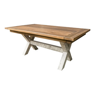 Parker Extendable Farmhouse Table, 42x60 - Farmhouse - Dining Tables ...