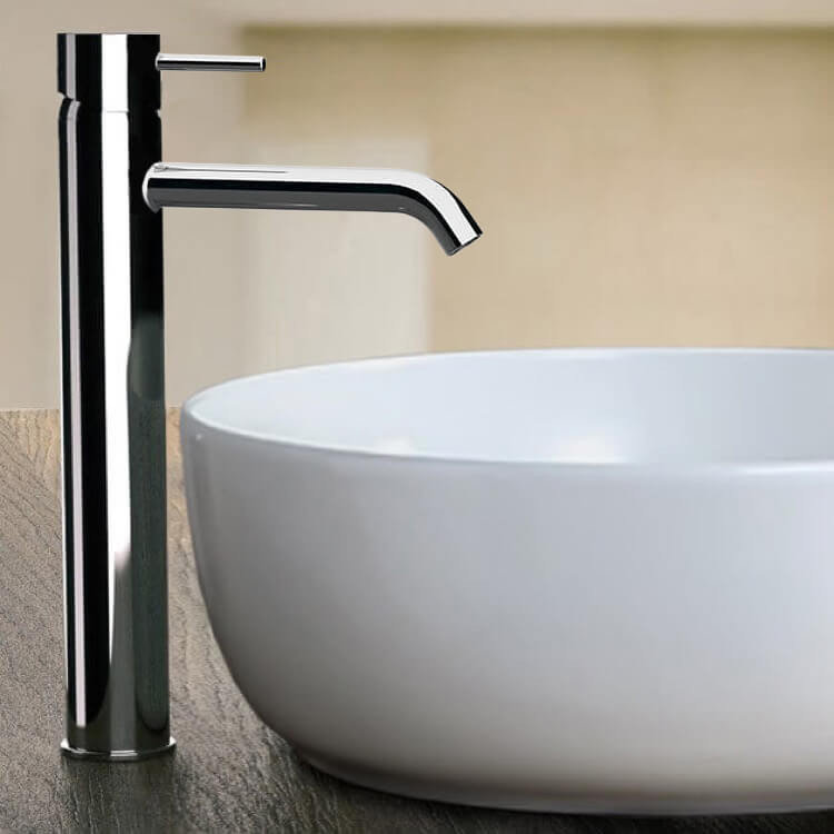 Round Vessel Sink Faucet - Contemporary - Bathroom Sink Faucets - by ...