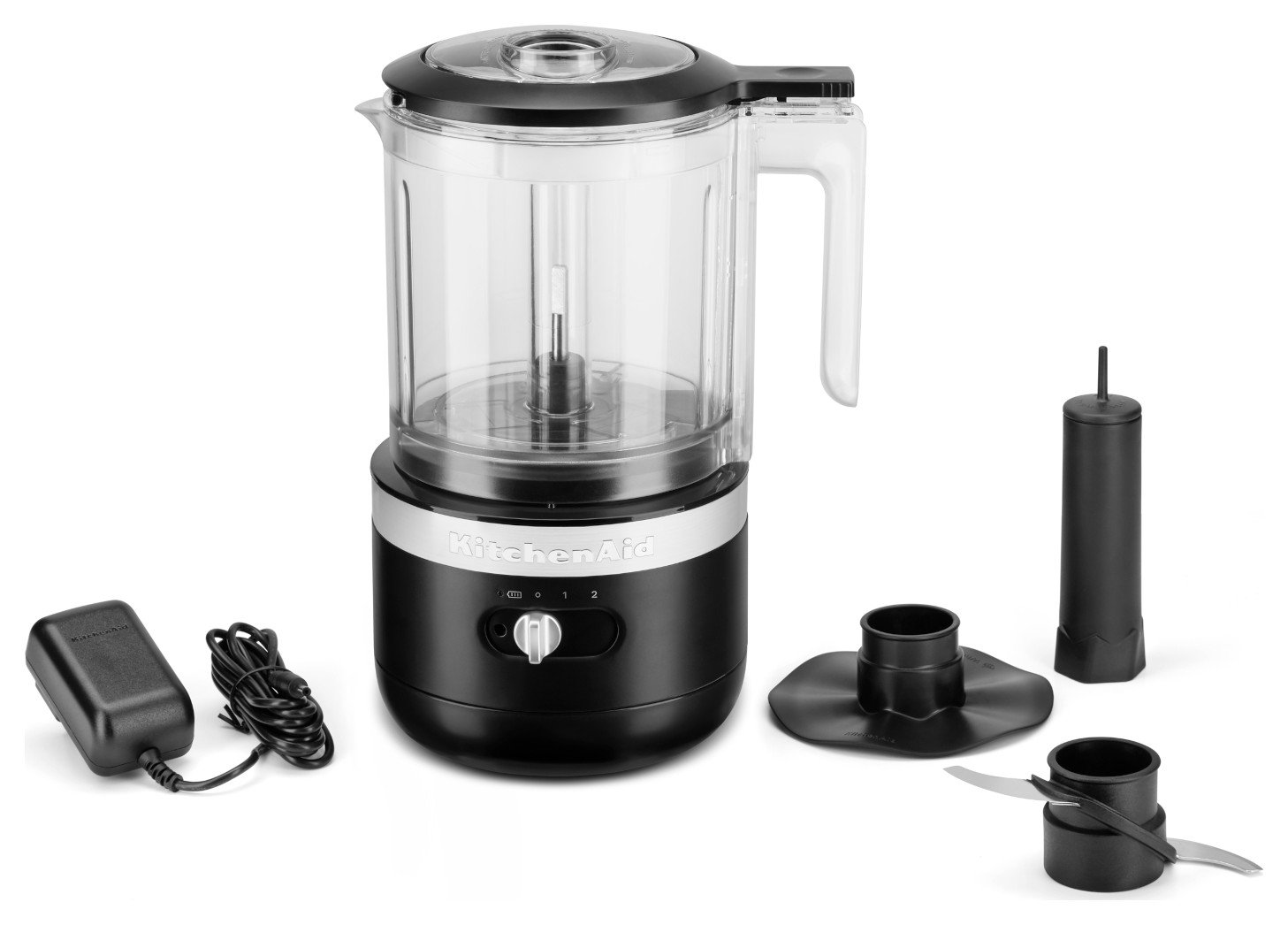 KitchenAid Black Matte 5 Cup Cordless Food Chopper - Transitional ...
