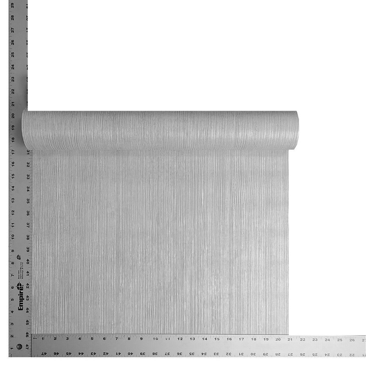 Distressed Gray silver metallic faux rusted metal Wallpaper, 21 Inc X ...