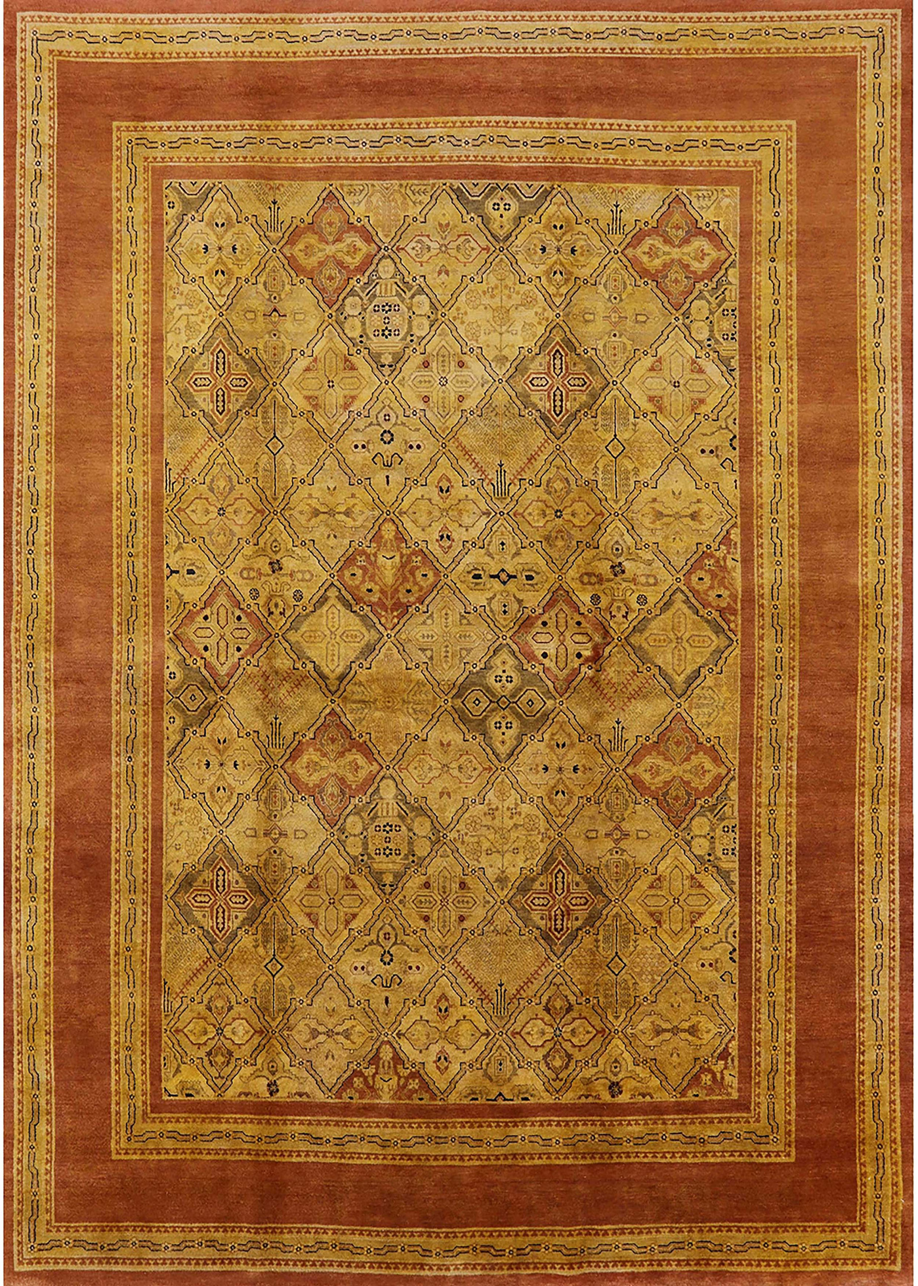 Ahgly Company Indoor Rectangle Mid-Century Modern Area Rugs, 5' x 7', 8 ...