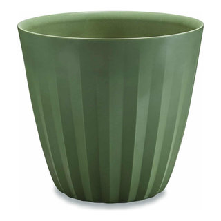 Pleat 15" Modern Indoor/Outdoor Planter Pot, 19" - Contemporary ...