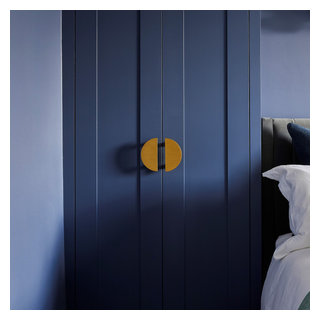 Gold Half Moon Wardrobe Handles - Contemporary - Bedroom - London - by ...