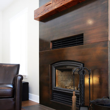 Copper Clad Fireplace Surround - Photos & Ideas | Houzz