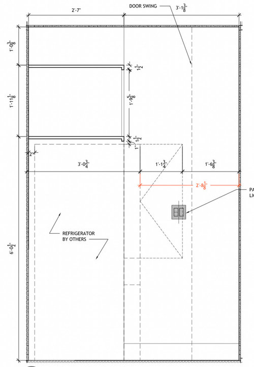 Revised walk-in pantry design, please comment