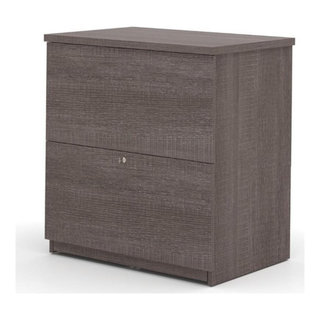 Bestar 2 Drawer Lateral File Cabinet in White - Transitional - Filing ...