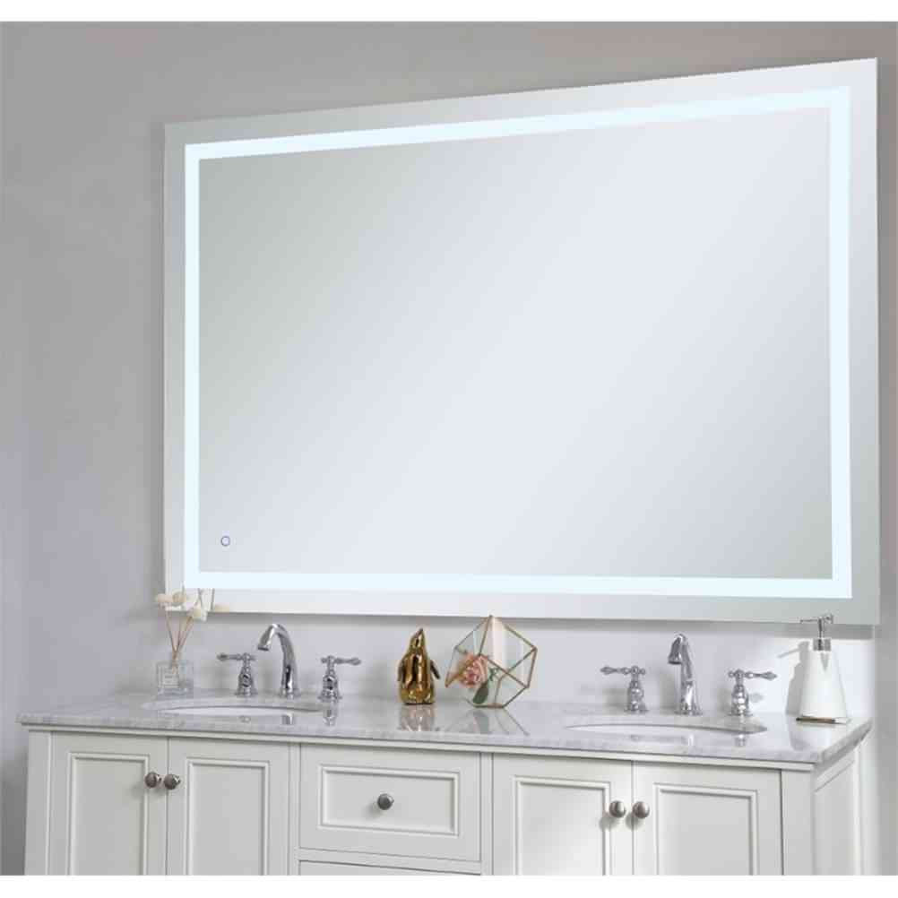 Elegant Decor Helios 30" x 18" Hardwired LED Bathroom Mirror with Touch ...