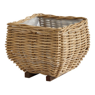 Sylvie Square Taper Basket Small - Tropical - Baskets - by Napa Home ...
