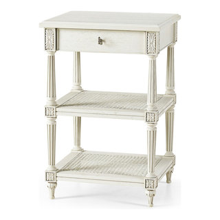French Painted Nightstand - French Country - Nightstands And Bedside ...