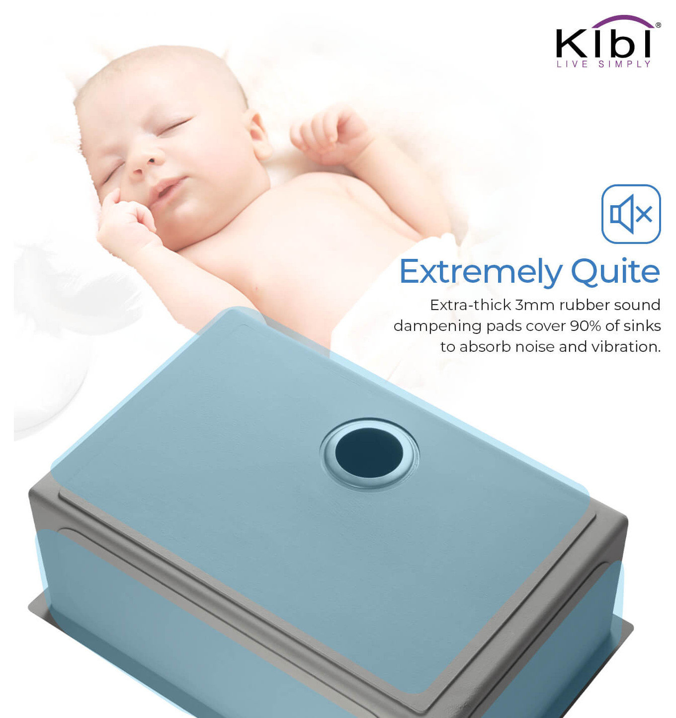 KIBI Handcrafted Undermount Single Bowl 16 gauge Stainless Steel ...