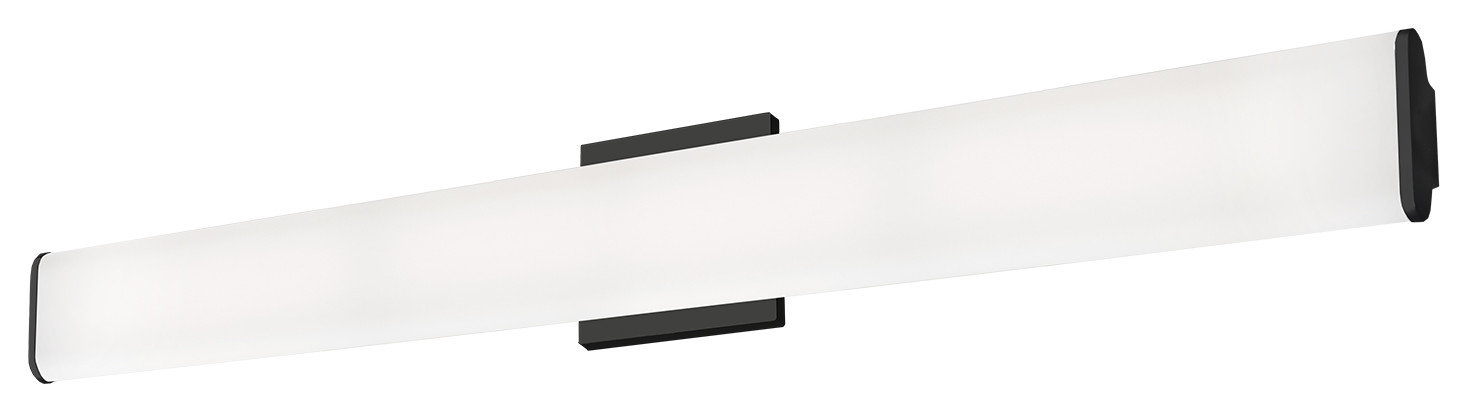 Ferguson Bathrrom Light Fixture, Black, 36x2x4 - Transitional ...