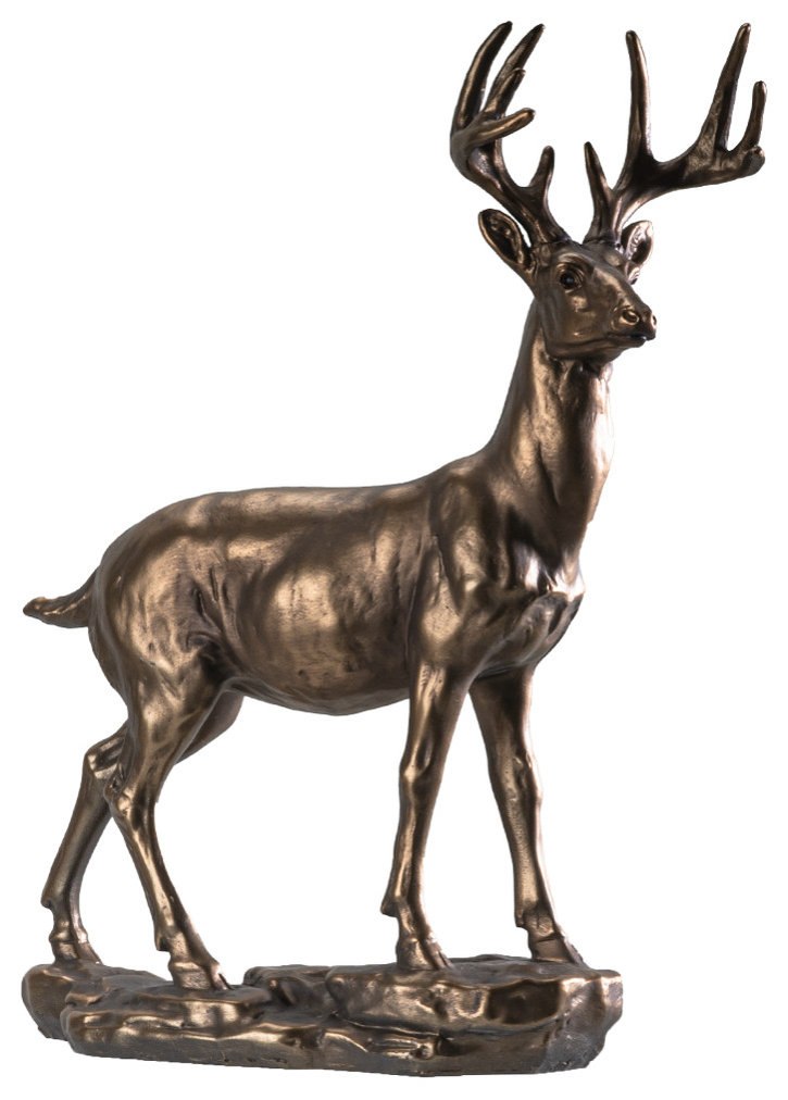 Stag Statue - Rustic - Decorative Objects And Figurines - by Pacific ...
