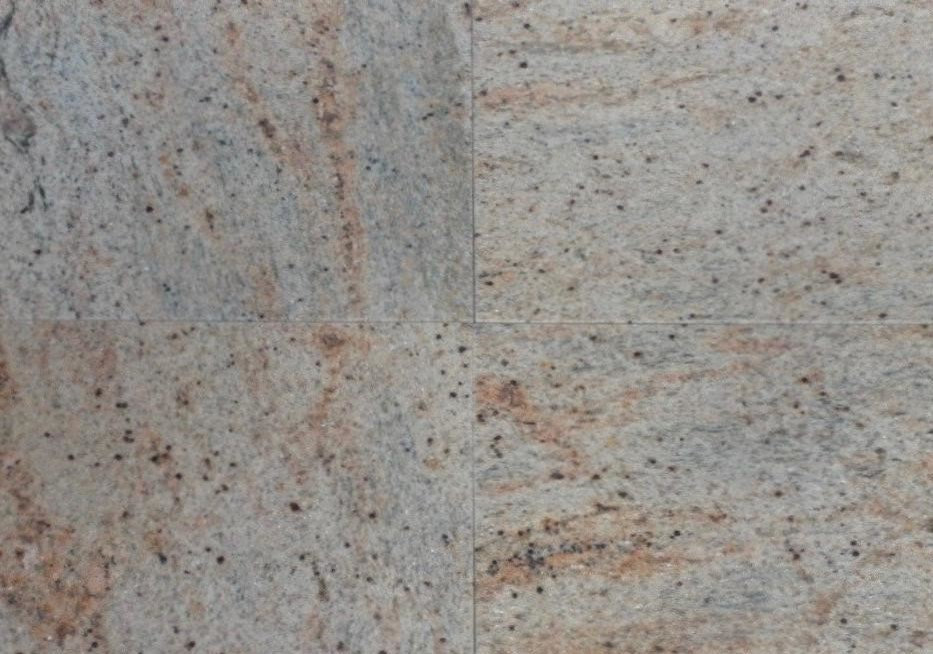 Kashmir Gold Light Granite Tiles, Polished Finish, 12"x12", Set of 80 ...