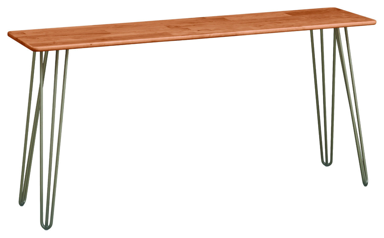 Essentials Sofa Table, Natural Cherry - Midcentury - Console Tables ...