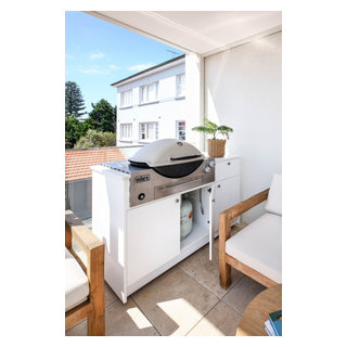 Custom BBQ Unit - Beach Style - Balcony - Sydney - by Improva | Houzz