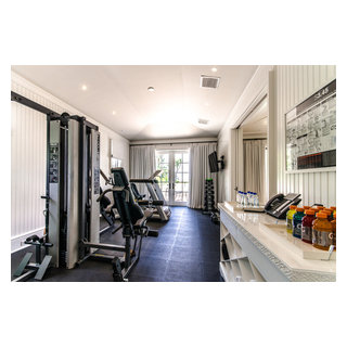 Home Gym - Beach Style - Home Gym - Miami - by Angela Reynolds Designs ...