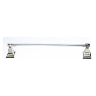 Stratton Bath 18" Single Towel Rod - Modern - Towel Bars - by Knobs and ...