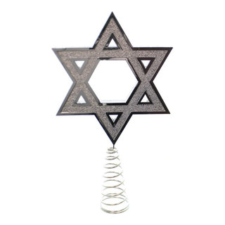 Tree Topper Finial HANUKKAH TREE TOPPER Plastic Star Chrismukkah H0260 ...