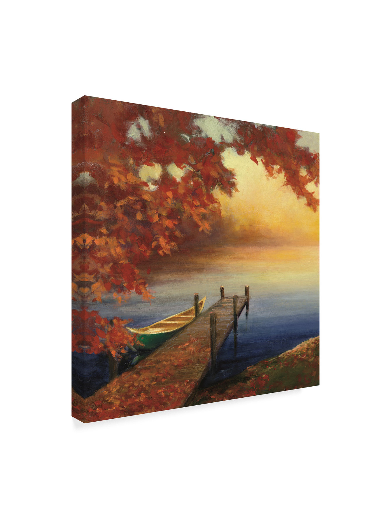 Julia Purinton 'Autumn Glow Iii' Canvas Art, 35"x35" - Contemporary ...
