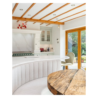 Reimagined Historic Mill In-Frame Ornate Beaded Shaker Kitchen ...