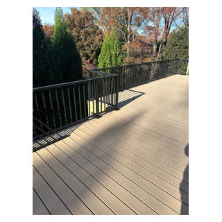 Fiberon Composite Decking, Custom Railing - Traditional - Charlotte ...