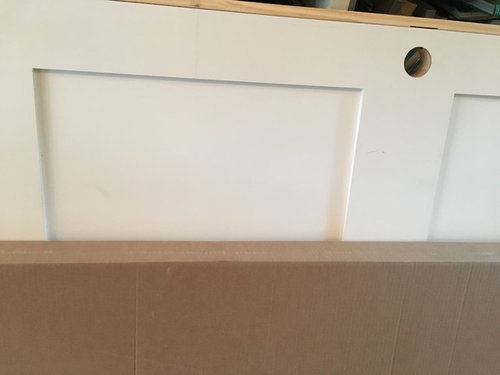 2 panel shaker door panel detail