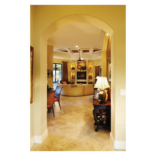 Sater Design Collection's 8052 "Caprina" Home Plan - Mediterranean ...