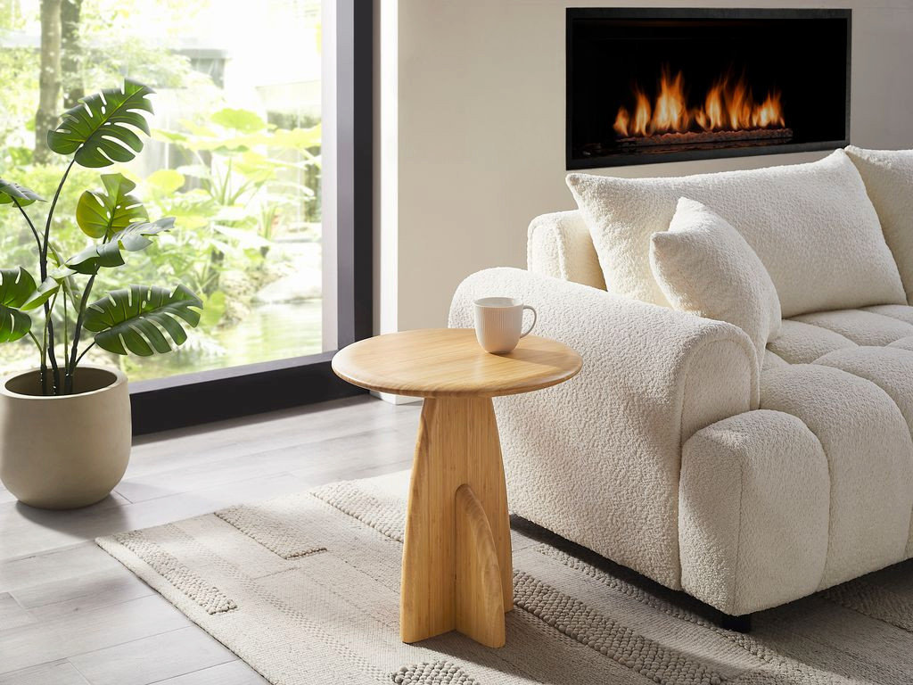 Zephyr Side Table, Wheat - Transitional - Side Tables And End Tables ...