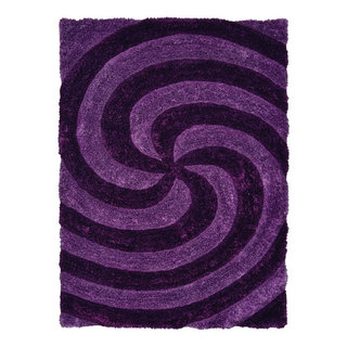 United Weavers Finesse Pinnacle Damask Rug, Violet (2100-21783), 5'3"x7 ...