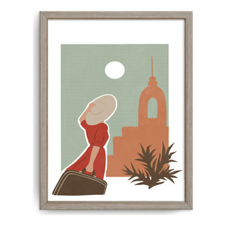 Summer Nomad VII' Wrapped Canvas Wall Art by ChiChi Decor, 12" W x 16 ...