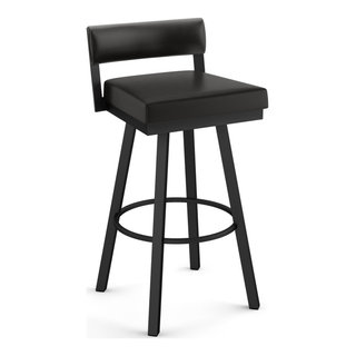 Amisco Travis Swivel Counter and Bar Stool, Counter Height ...