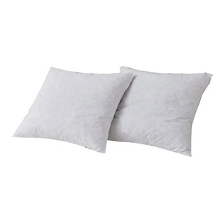 Martha Stewart 233TC Cotton Decorative Square Feather Pillow 20" X 20 ...