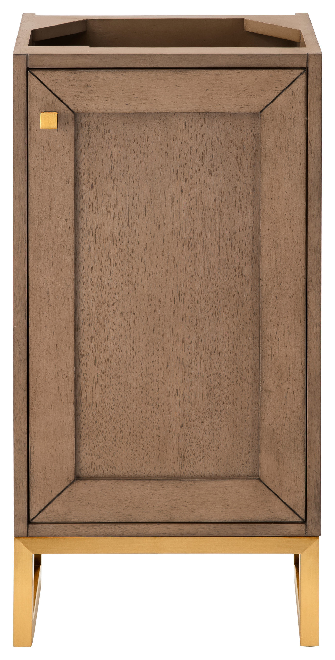 Chianti 16" Vanity, Whitewashed Walnut, Radiant Gold - Contemporary ...