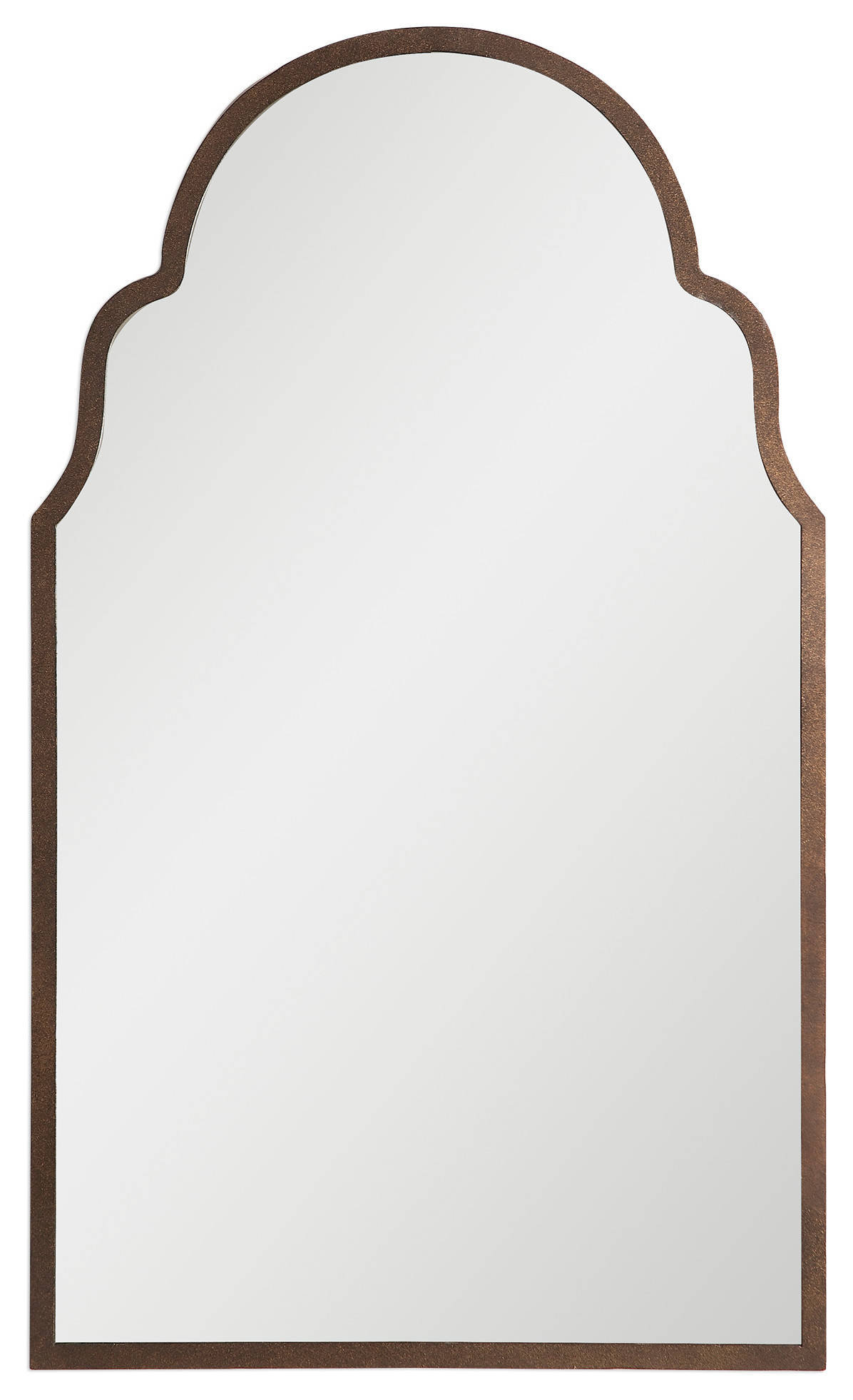 Gorgeous Extra Large Unusual Shaped Arch Wall Mirror Curved Mantle ...