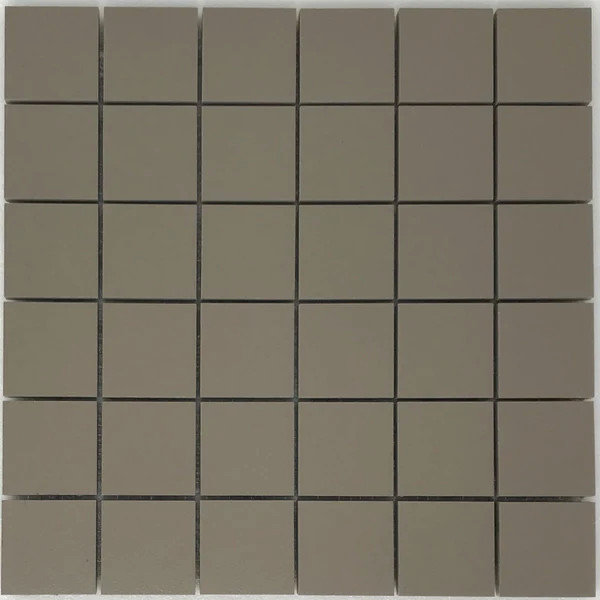 2x2 Light Brown Matte Porcelain Mosaic Tile - Traditional - Mosaic Tile ...