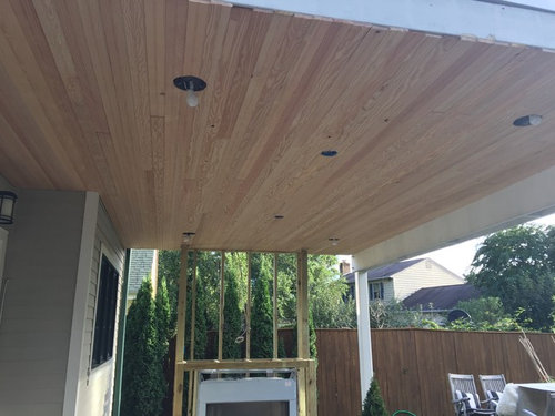 Help me pick stain for my ceiling:) | Houzz Forum