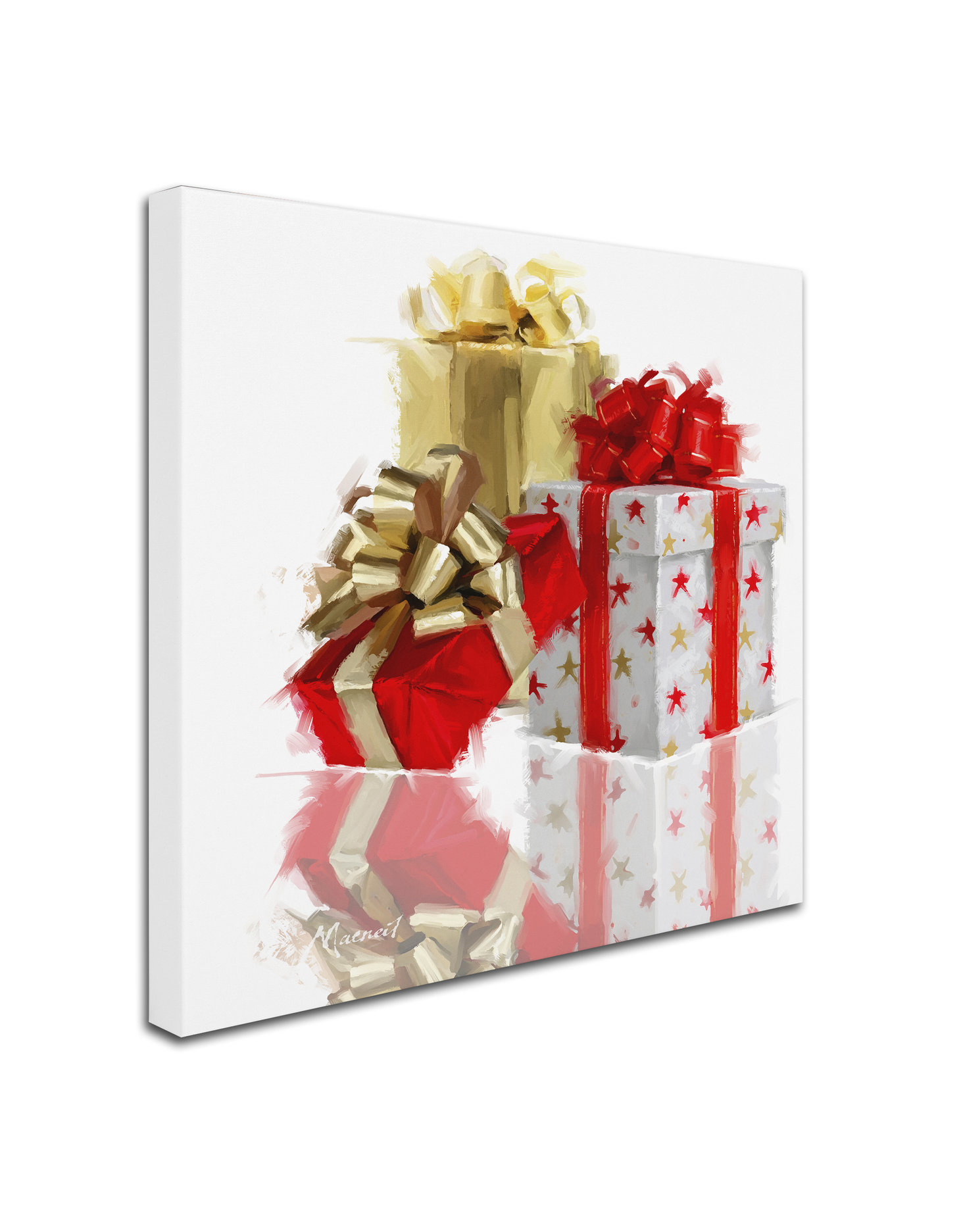 The Macneil Studio 'Presents' Canvas Art, 18"x18" - Contemporary ...